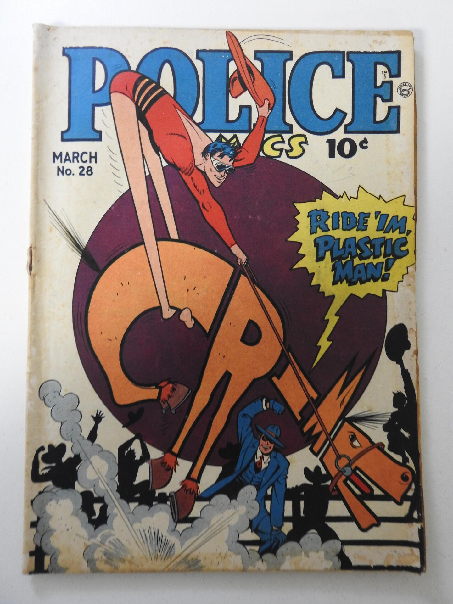Police Comics #28 (1944) GD+ Condition centerfold detached | Comic ...