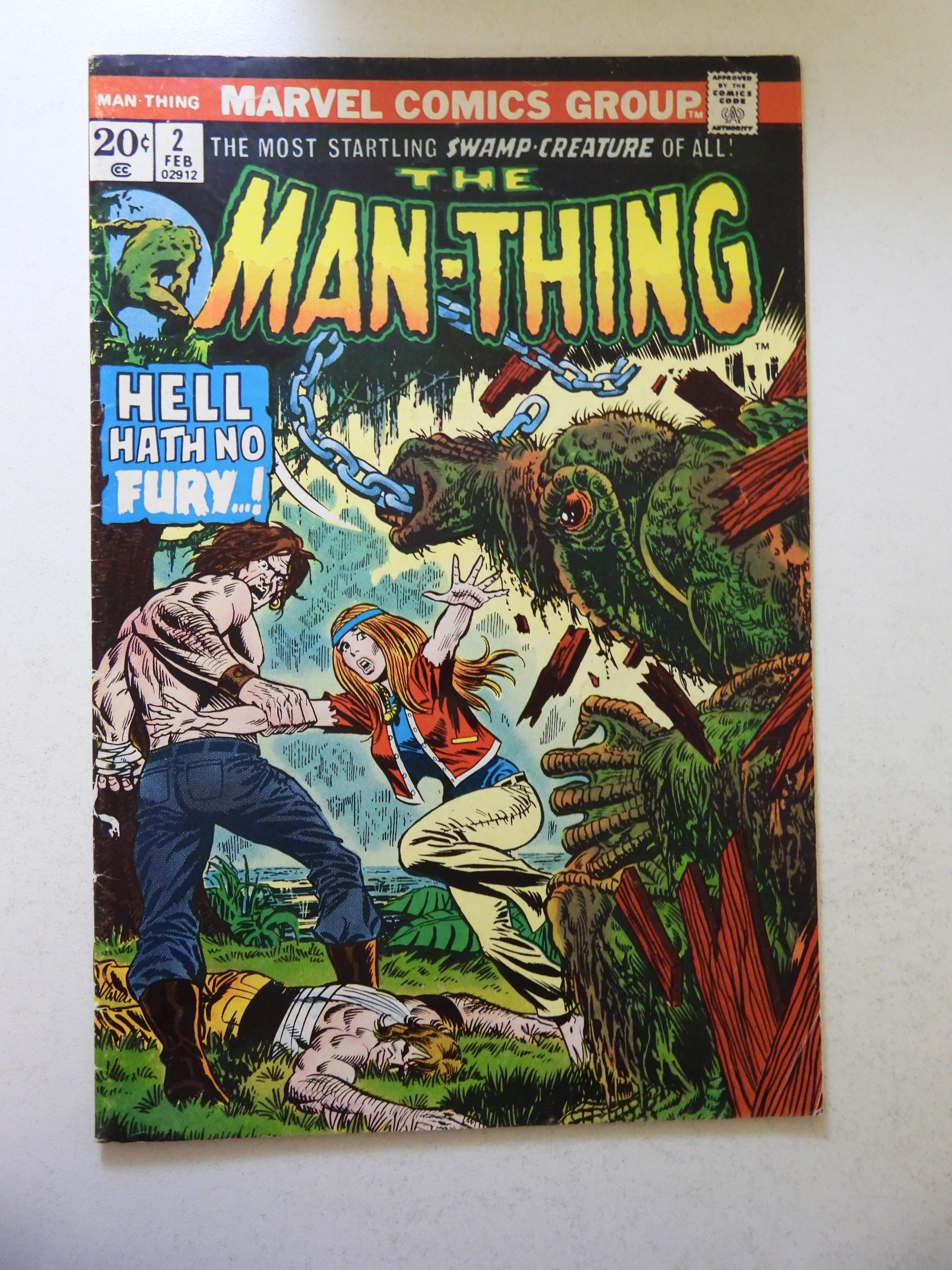 Man-Thing #2 (1974) FN Condition | Comic Books - Bronze Age, Marvel ...