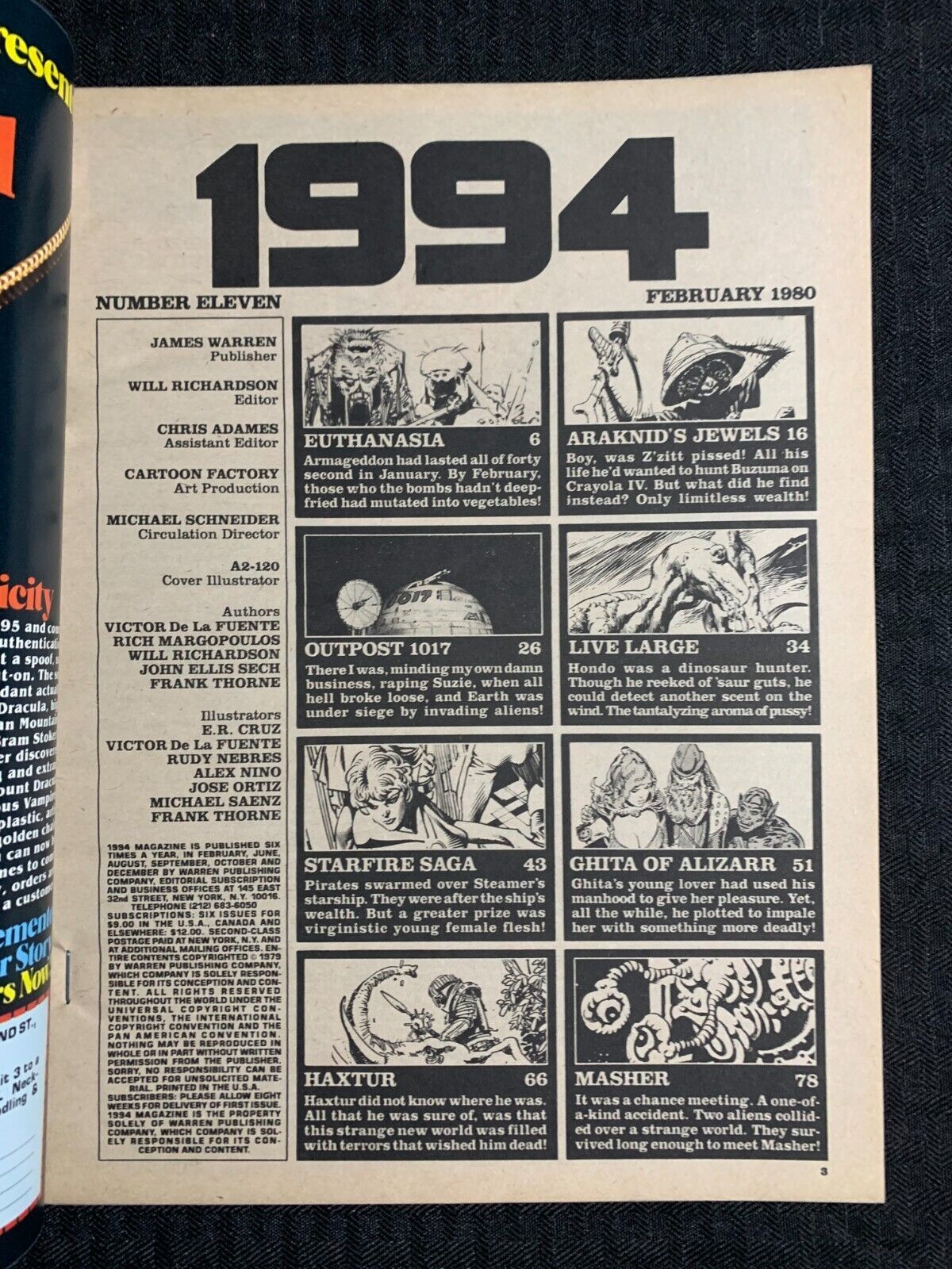 (1980) 1994 Warren Fantasy Magazine #11 FN+ 6.5 Nebres Nino / Frank ...