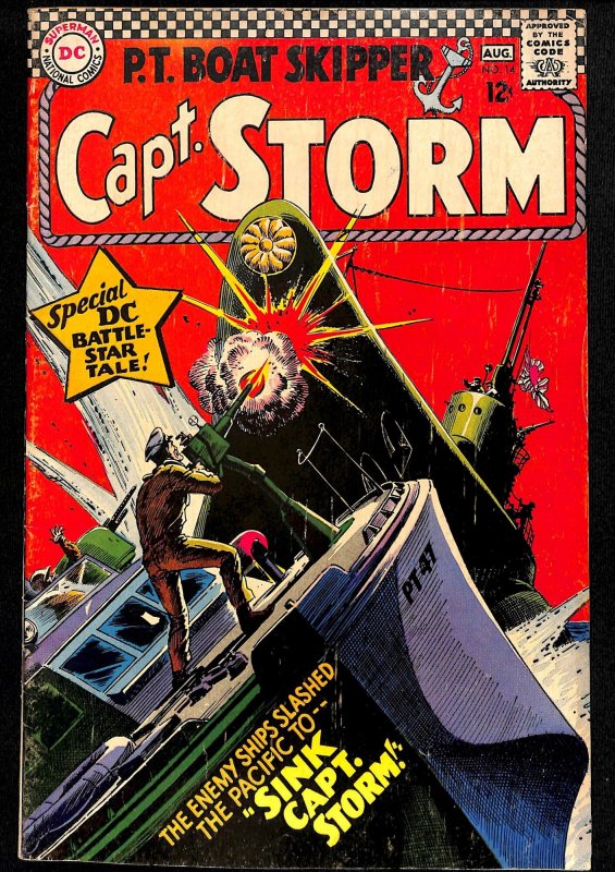 Capt. Storm #14 (1966) | Comic Books - Silver Age, DC Comics / HipComic