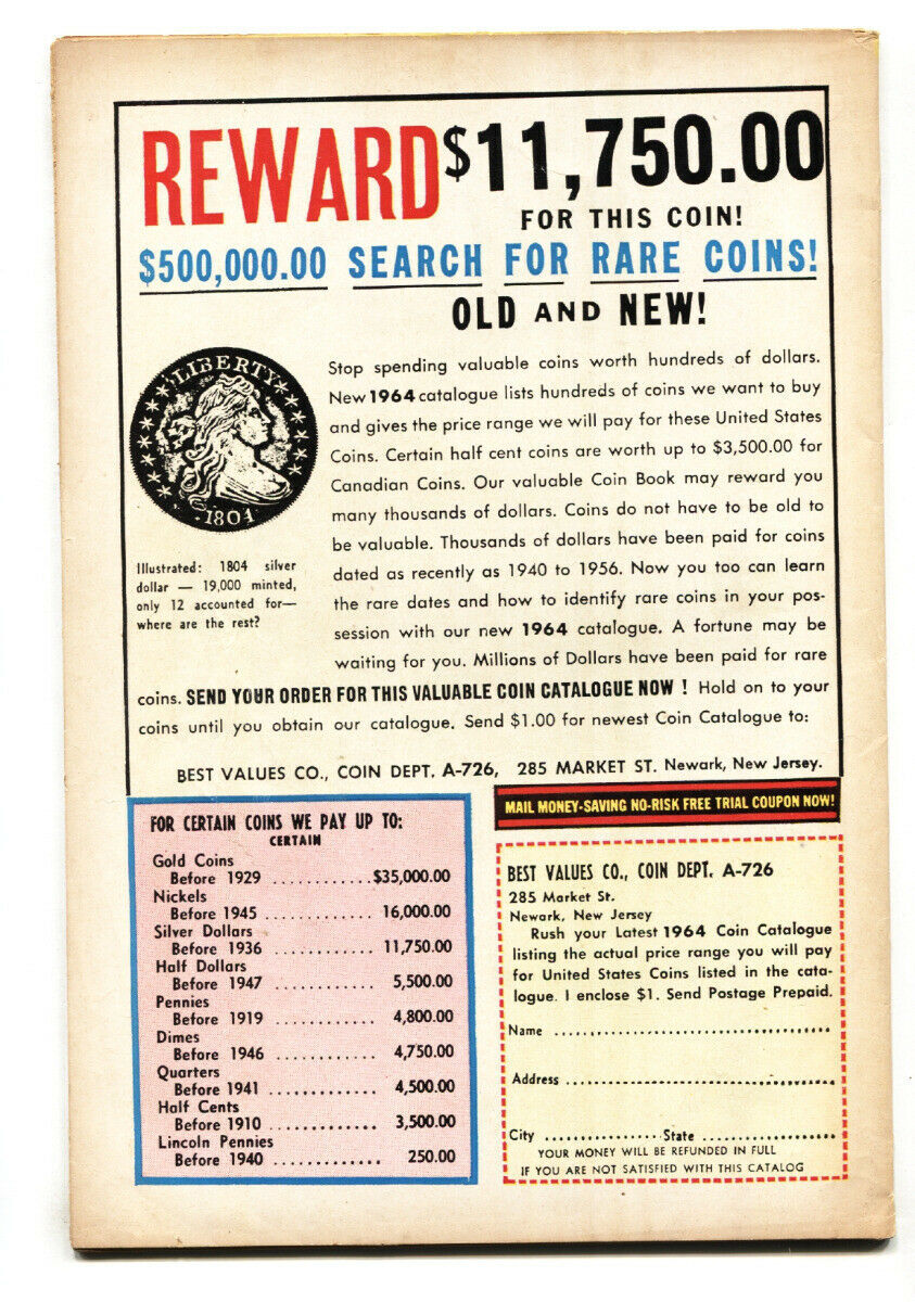 Superman #167 1964-DC Comics-Brainiac origin-Lex Luther-fn | Comic ...