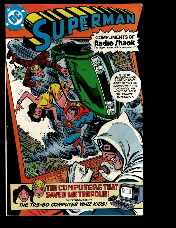 8 DC Comics Superman # 400 417 418 423 Radio Shack 1 2 Zero Hour #4 ...