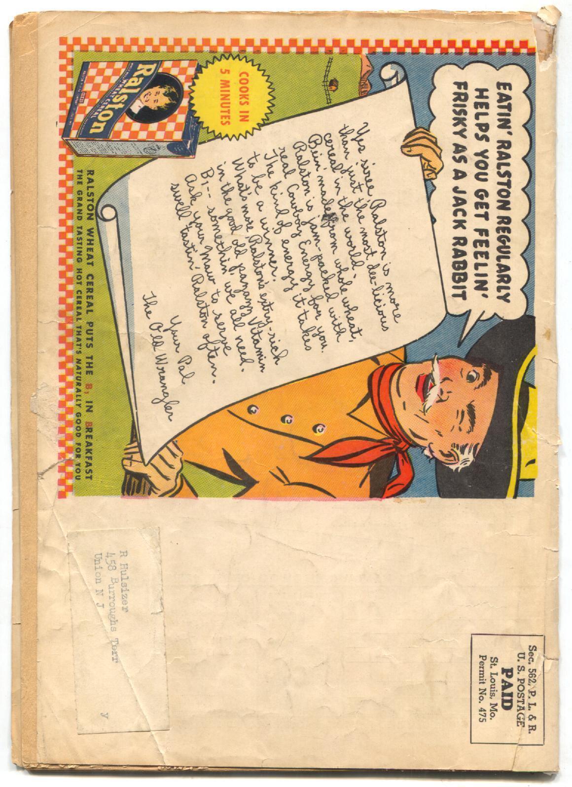 Tom Mix Comics #7 1941- Ralston Straight Shooters- Fred Meagher G ...