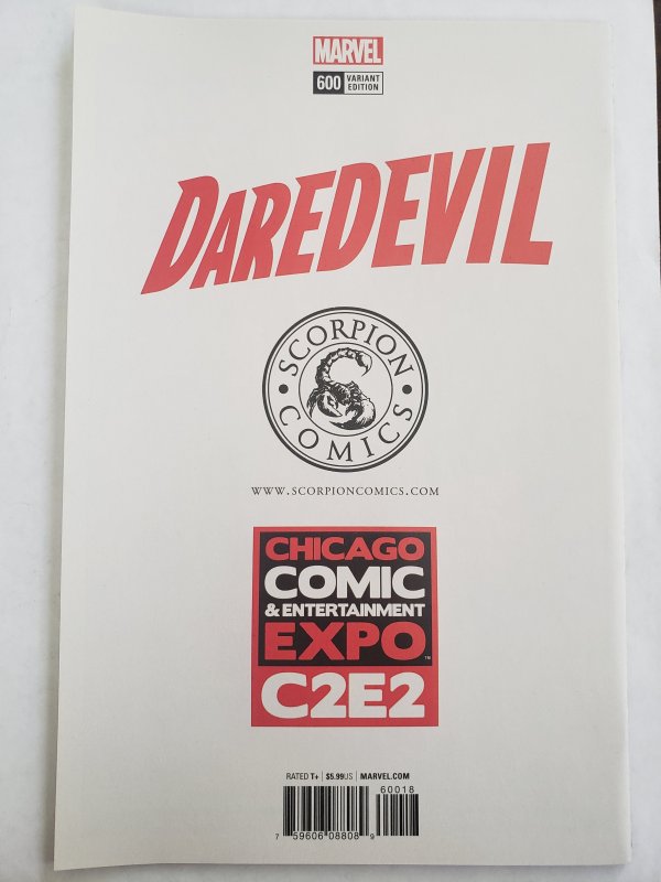 Daredevil 600 Scorpion Comics Exclusive C2E2 Virgin variant | Comic ...