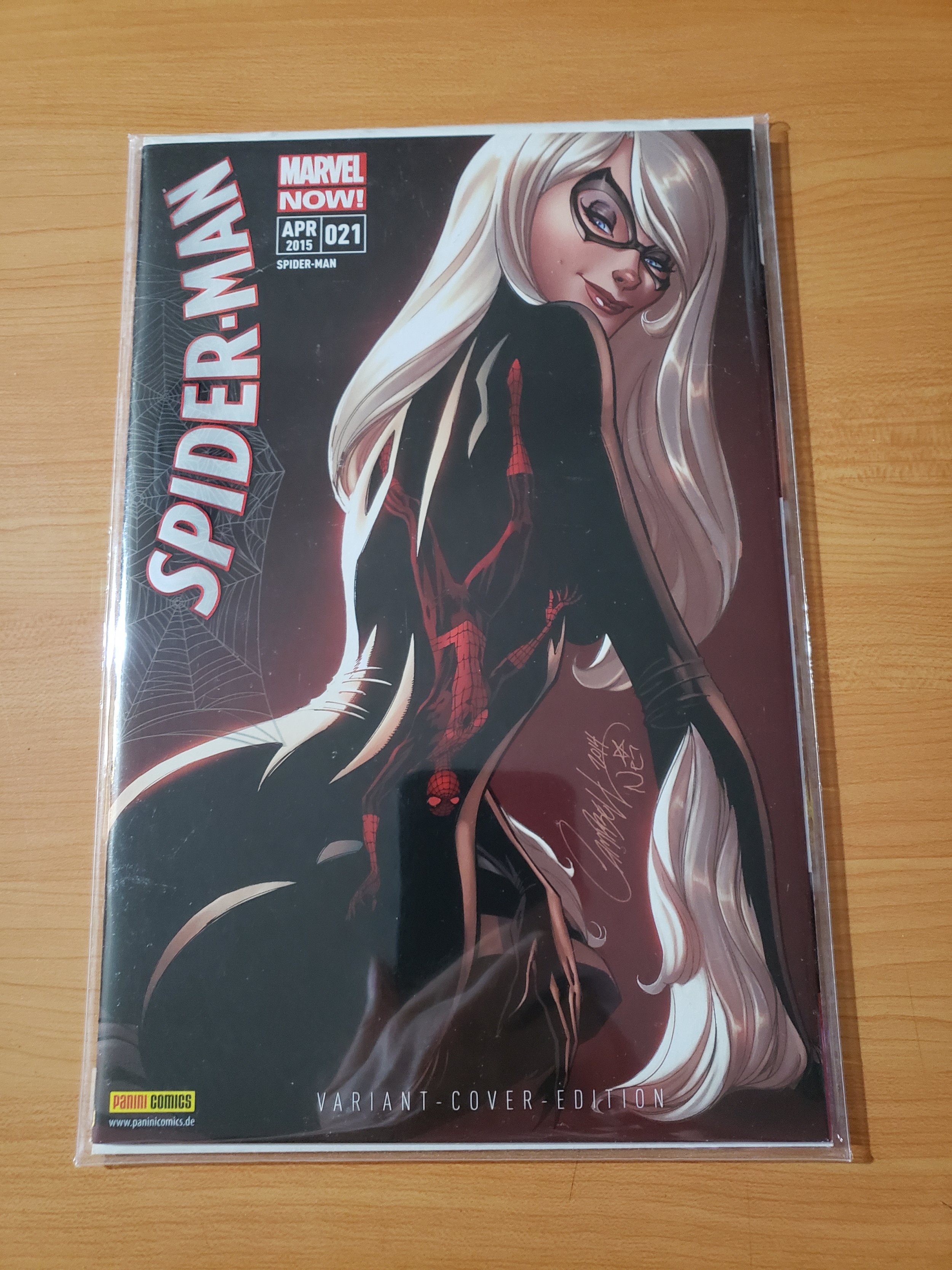 Super Hot And Rare Spider Man 21 Black Cat J Scott Campbell Variant