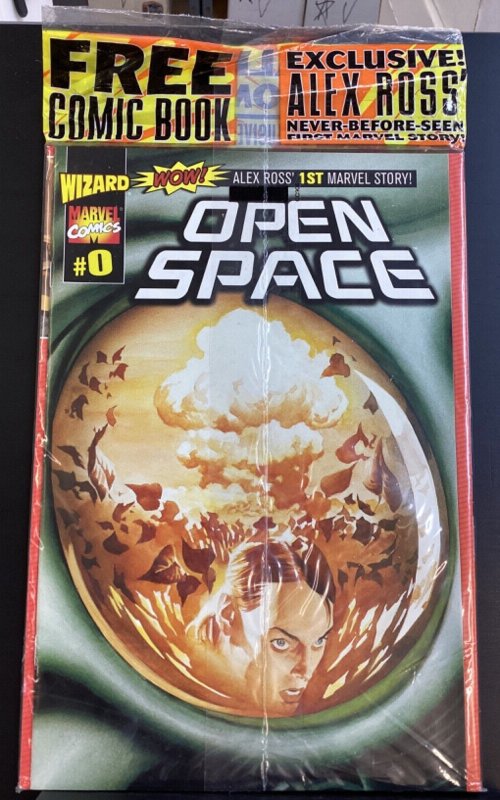 Wizard Magazine ALEX ROSS MILLENNIUM Edition OPEN SPACE #1 1st Marvel ...