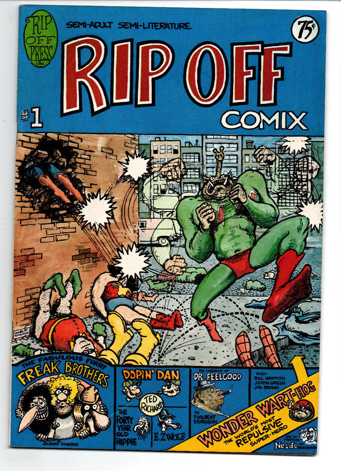 Rip Off Comix #1 - 1st Print -Freak Brothers-Wonder Wart Hog ...