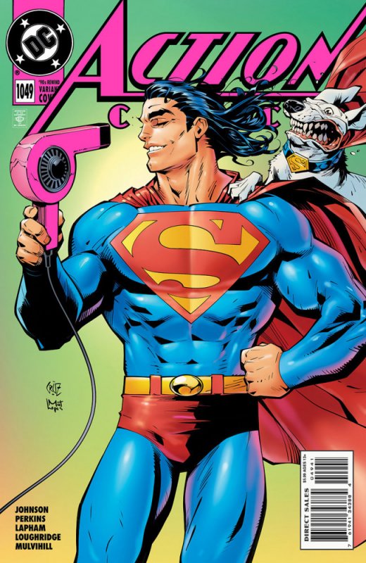 Action Comics #1049 Roger Cruz 90's Rewind Variant Cover | Comic Books ...