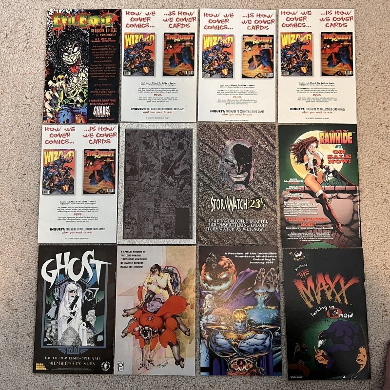 Wizard Lot of 12 Mini-Comics with Vampirella, Spider-Man 1993 ...