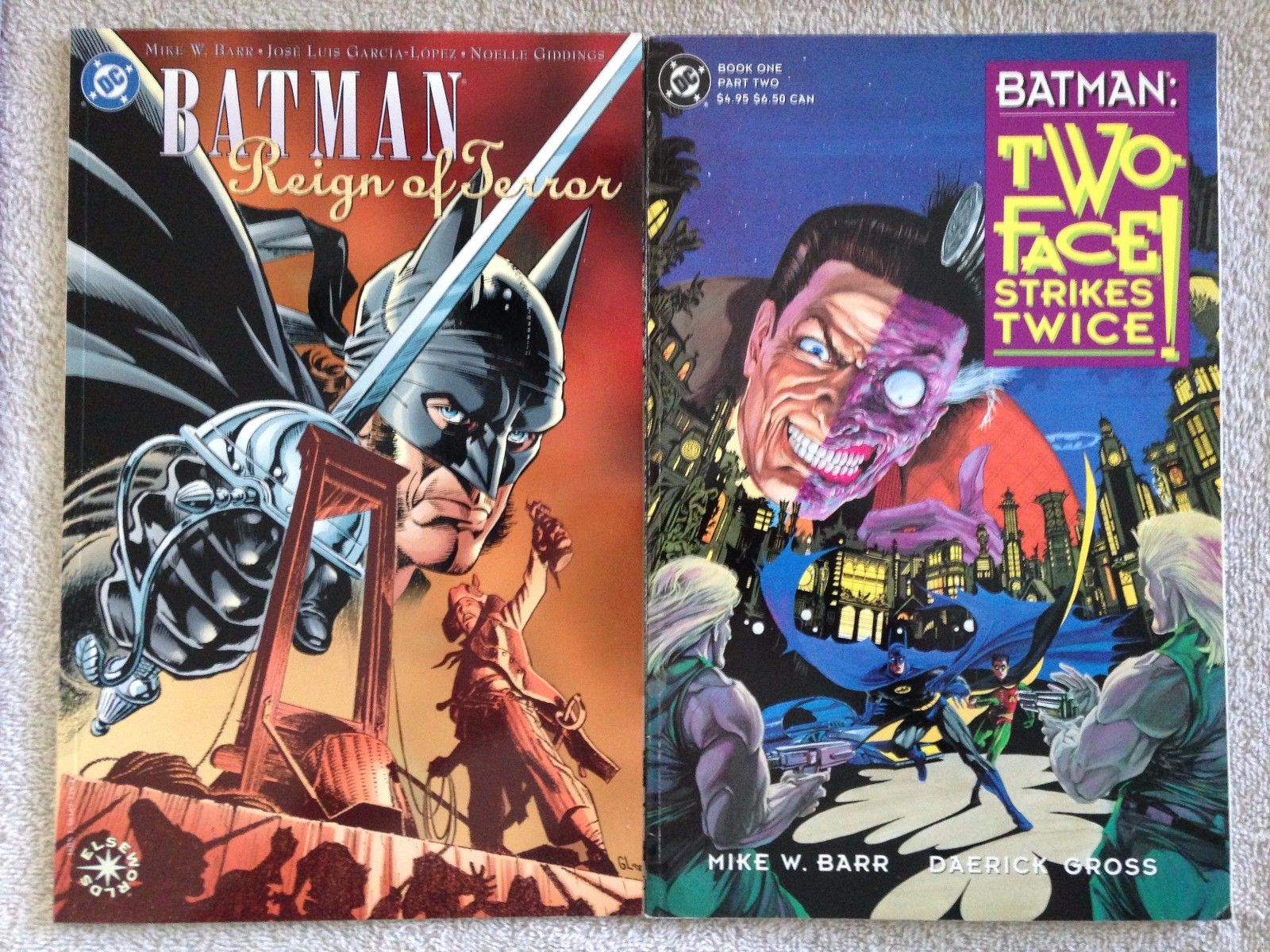 BATMAN - LOT of 8 Graphic Novels - Grendel, Lobo, Spawn, Catwoman, Two ...