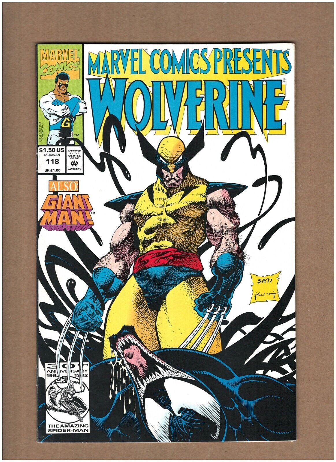 Marvel Comics Presents #118 Wolverine Venom Sam Kieth Ghost Rider FN/VF ...