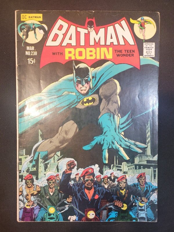 Batman With Robin #230 Neal Adams Cover 1971 DC Comics A51 | Comic ...