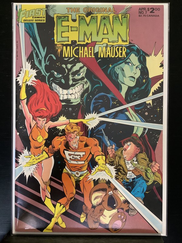 The Original E-Man and Michael Mauser #7 (1986) | Comic Books - Copper ...