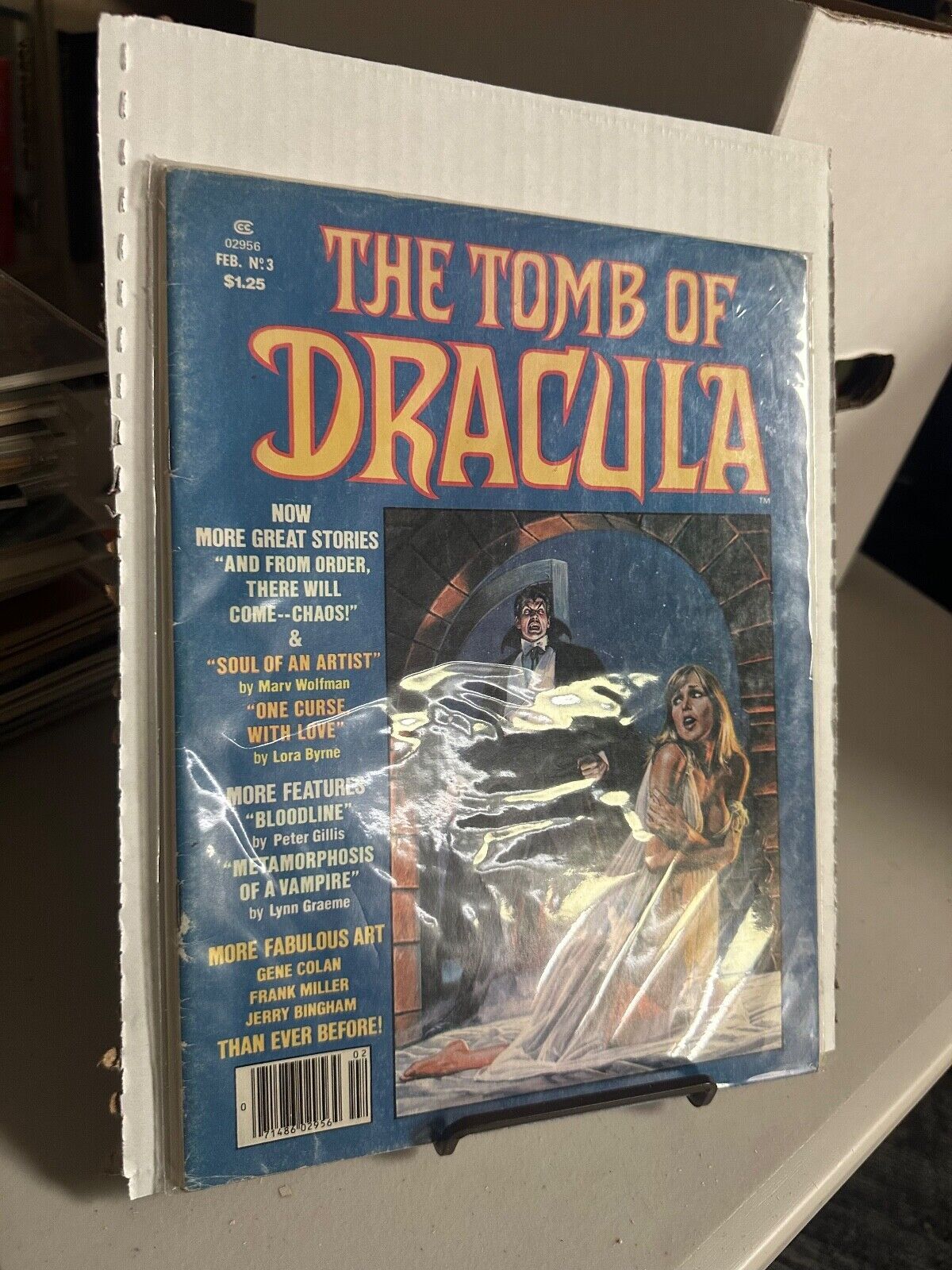 1980 THE TOMB OF DRACULA Magazine #3 Gene Colan / Frank Miller | Comic ...