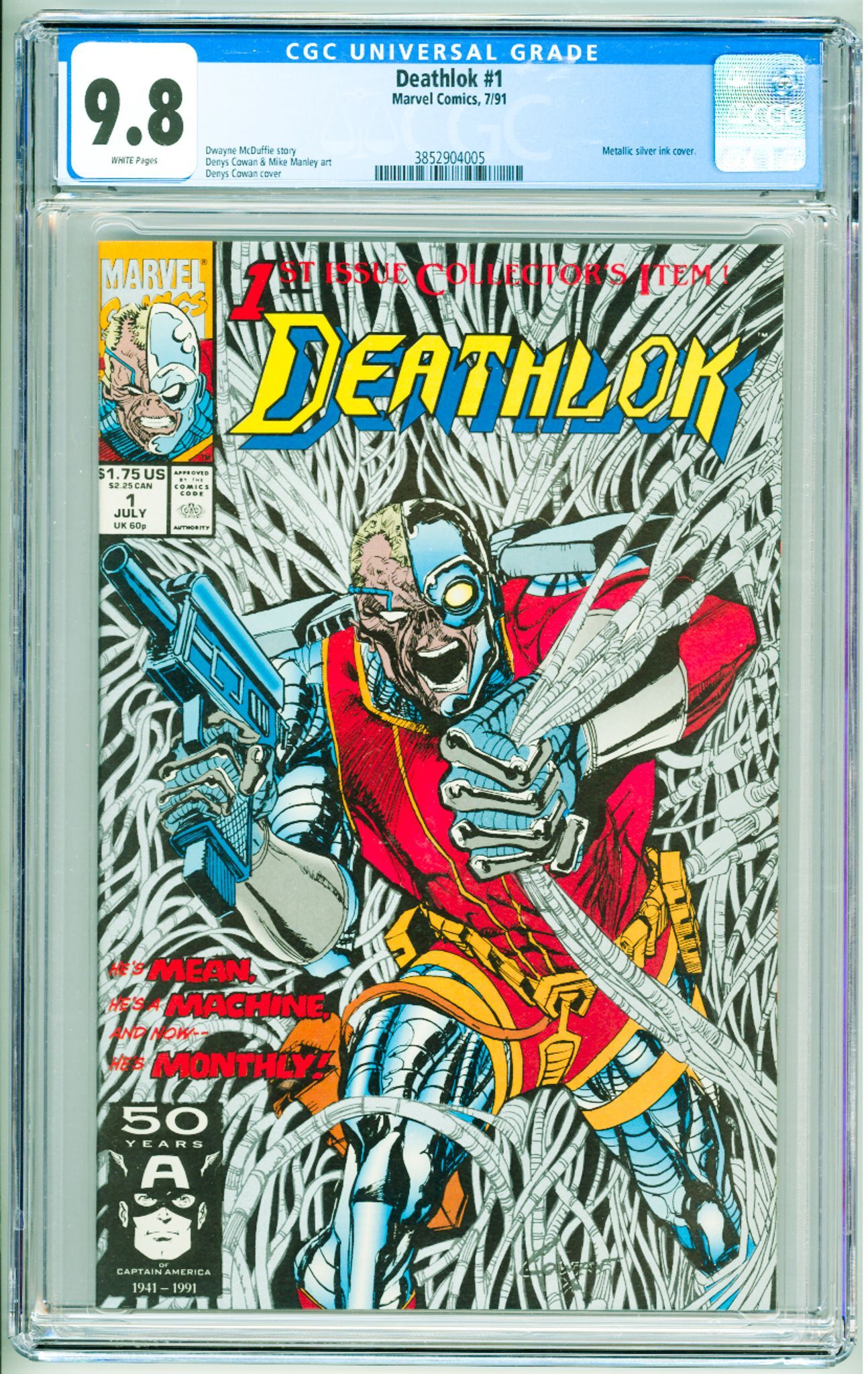 Deathlok #1 (1991) CGC 9.8! | Comic Books - Copper Age, Marvel ...