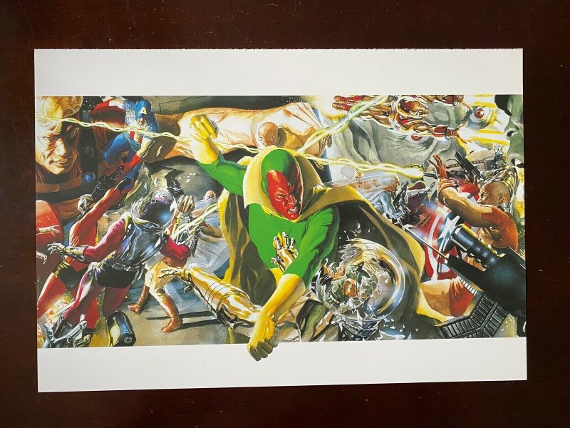 Vision Marvels Marvel Comics poster by Alex Ross | Comic Collectibles ...
