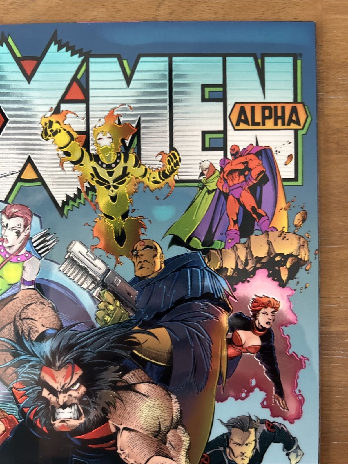 X-MEN ALPHA #1 (1995): 1ST Appearance Dark Beast. CHROMIUM COVER*, 12 ...