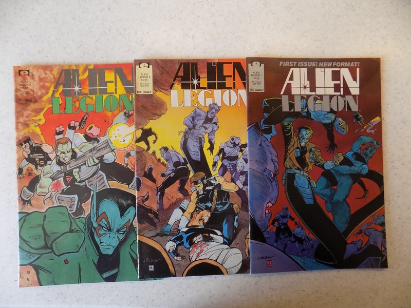 Alien Legion # 1-3 Epic Complete Action Adventure | Comic Books ...
