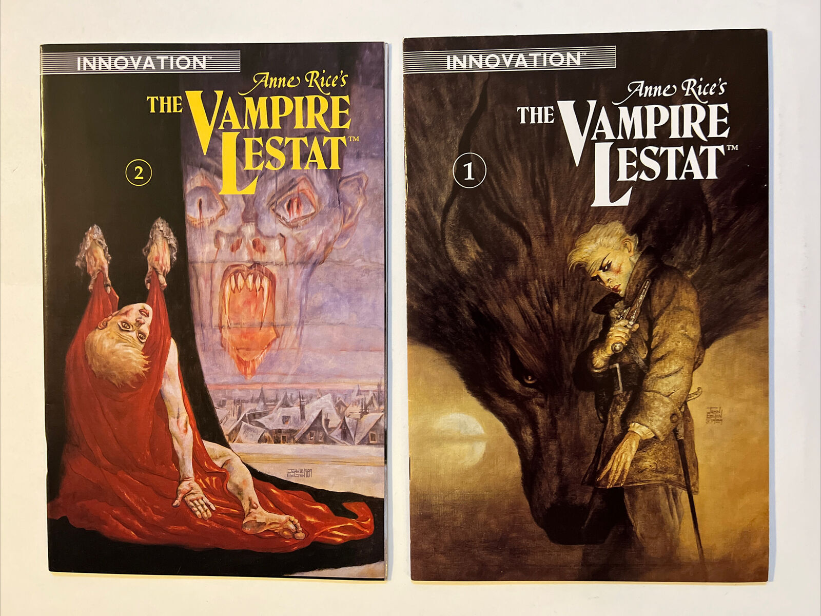 1990 Innovation Comics Anne Rice The Vampire Lestat #1 + #2 See Pics ...