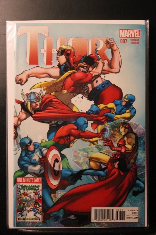 Thor #7 Retailer Incentive Pascal Ferry Avengers One Minute Later ...