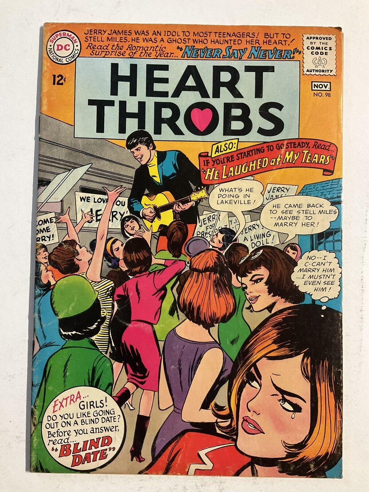 Heart Throbs 98 FN Fine 6.0 DC Comics | Comic Books - Silver Age, DC Comics / HipComic