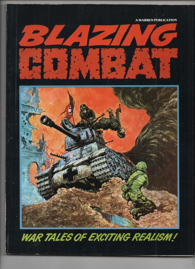 BLAZING COMBAT, GN, Frank Frazetta, Russ Heath, VF, 1978, Warren ...