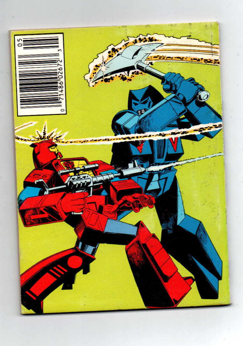 Transformers Comics Magazine #9 - Marvel mini comic - 1987 - RARE - VF ...