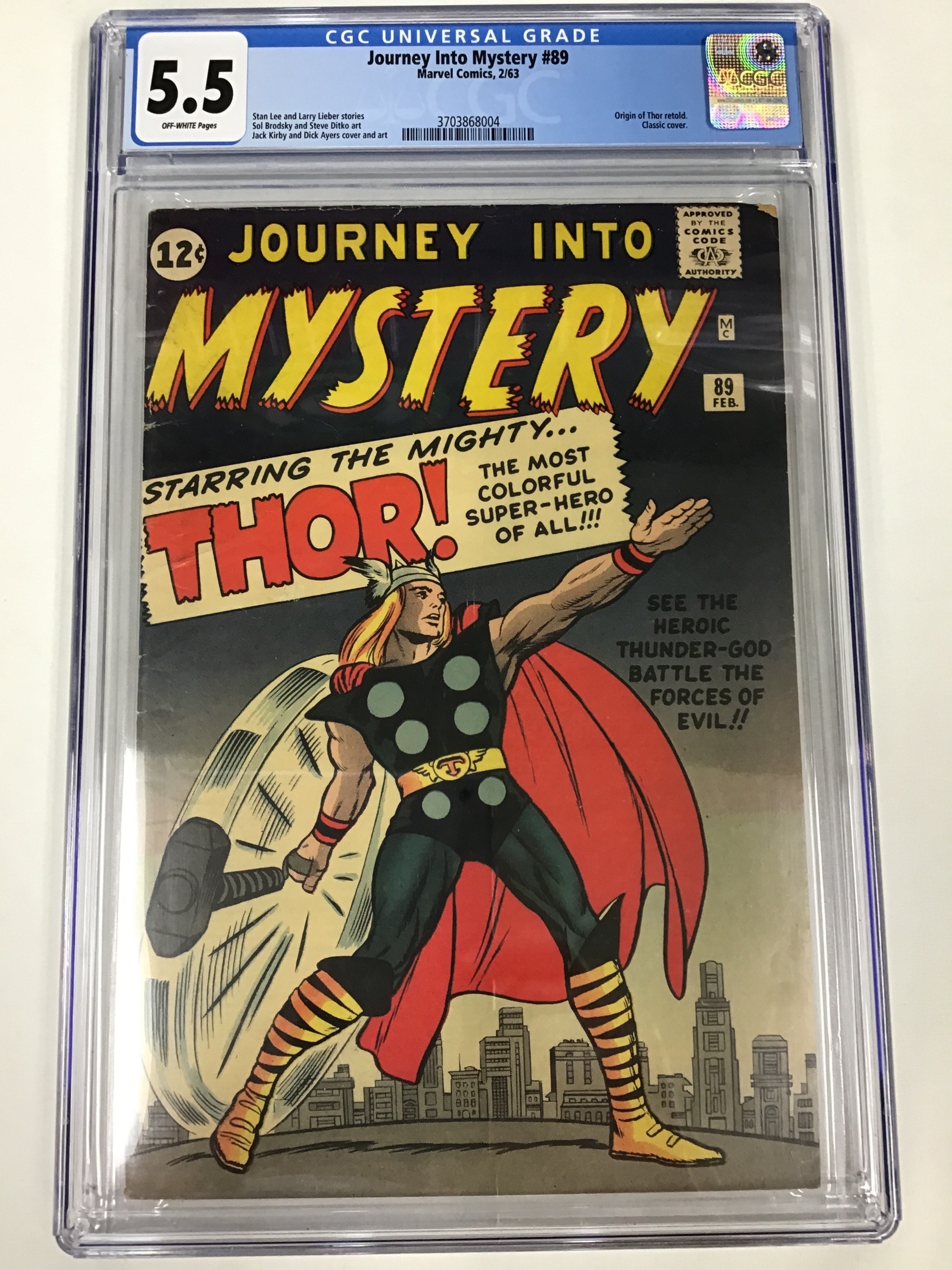 Journey into Mystery #89 (1963) 6th appearance of Thor,Classic Cover ...