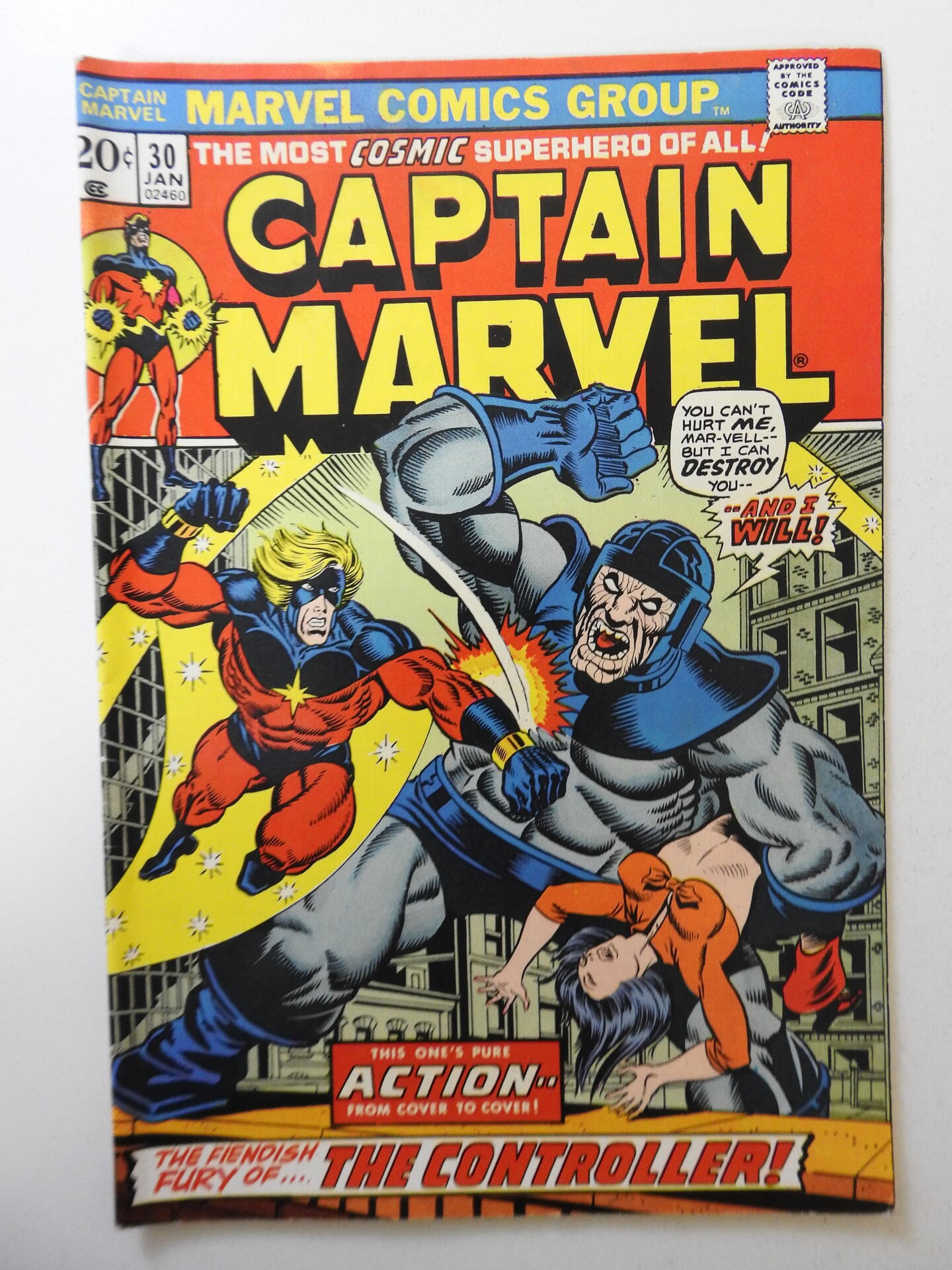 Captain Marvel #30 (1974) VF- Condition! | Comic Books - Bronze Age ...