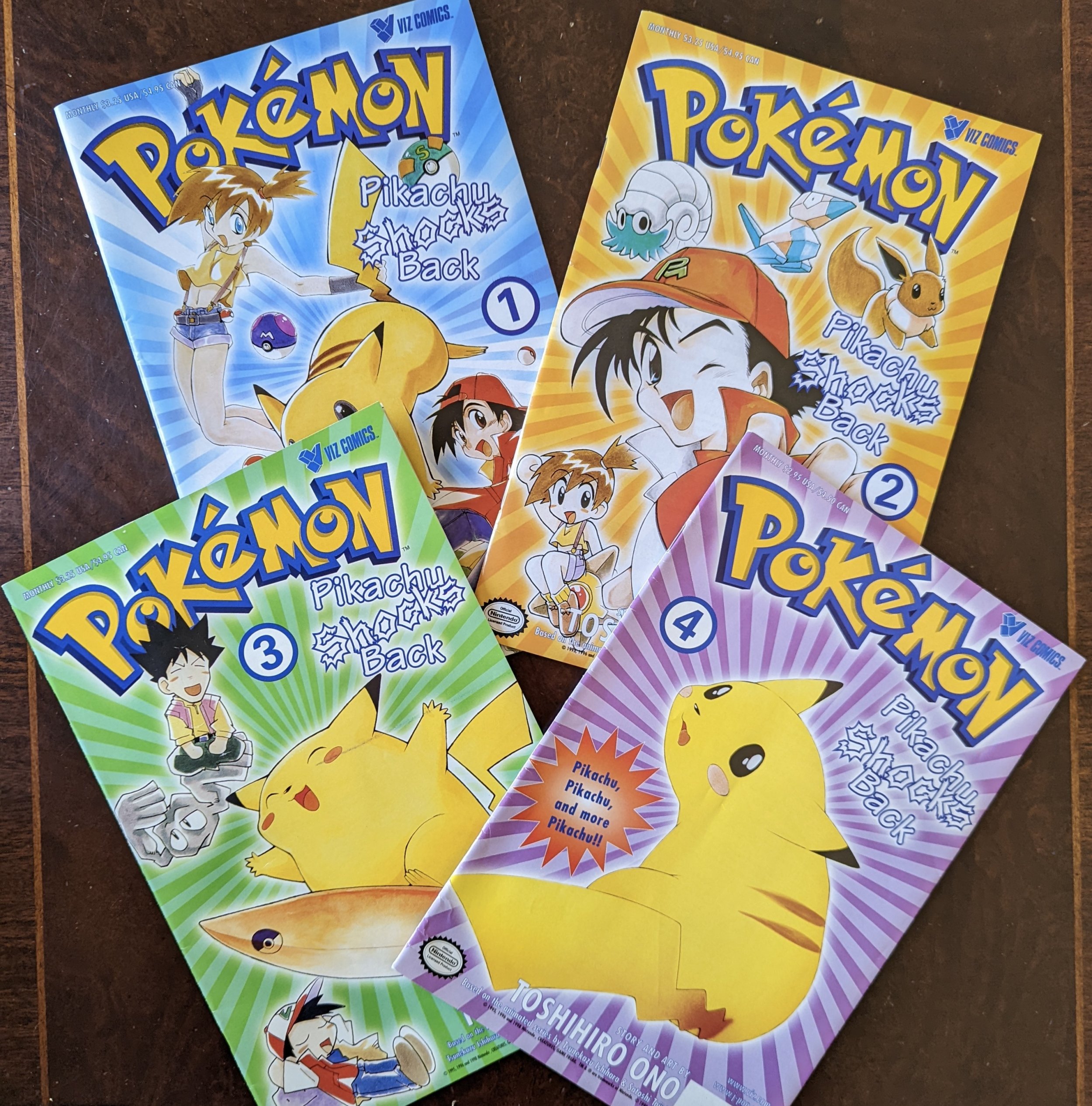 Pokemon: Pikachu Shocks Back #1 -4(1999) | Comic Books - Modern Age ...