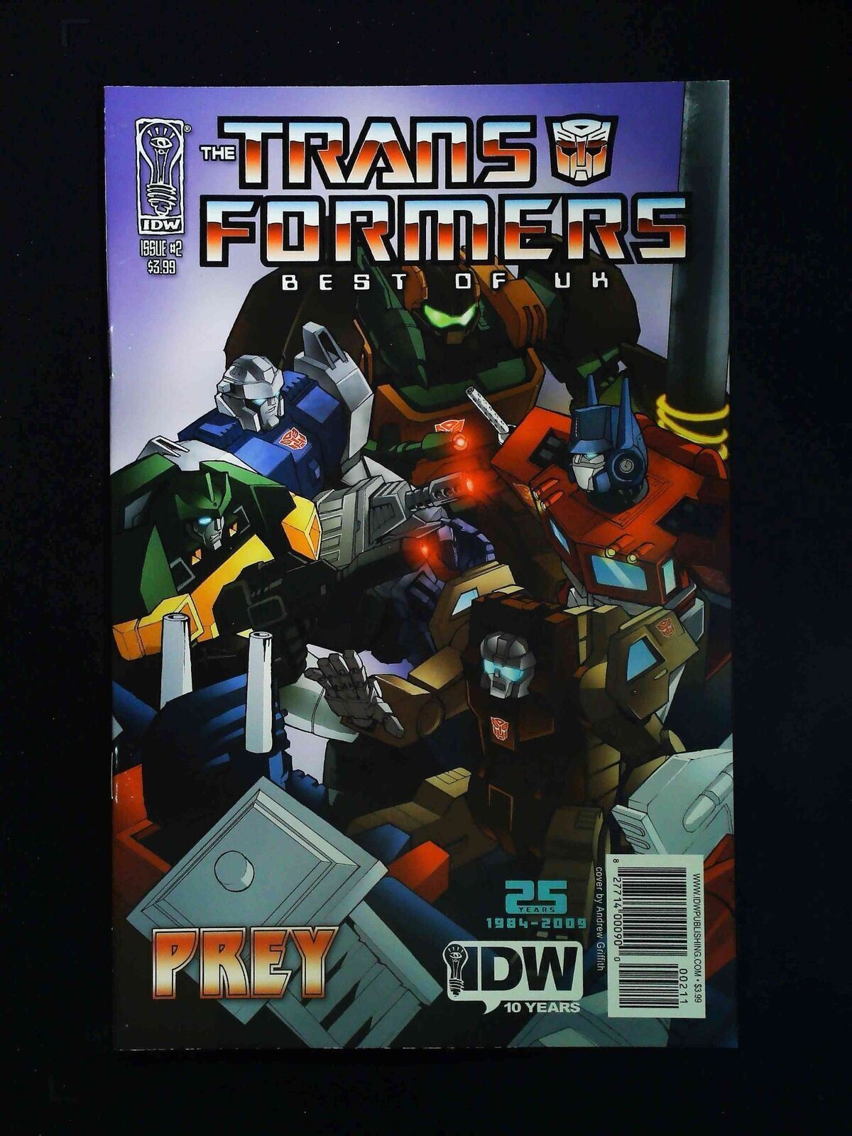 Transformers Best Of The Uk #2 Idw Comics 2009 Vf/Nm | Comic Books ...