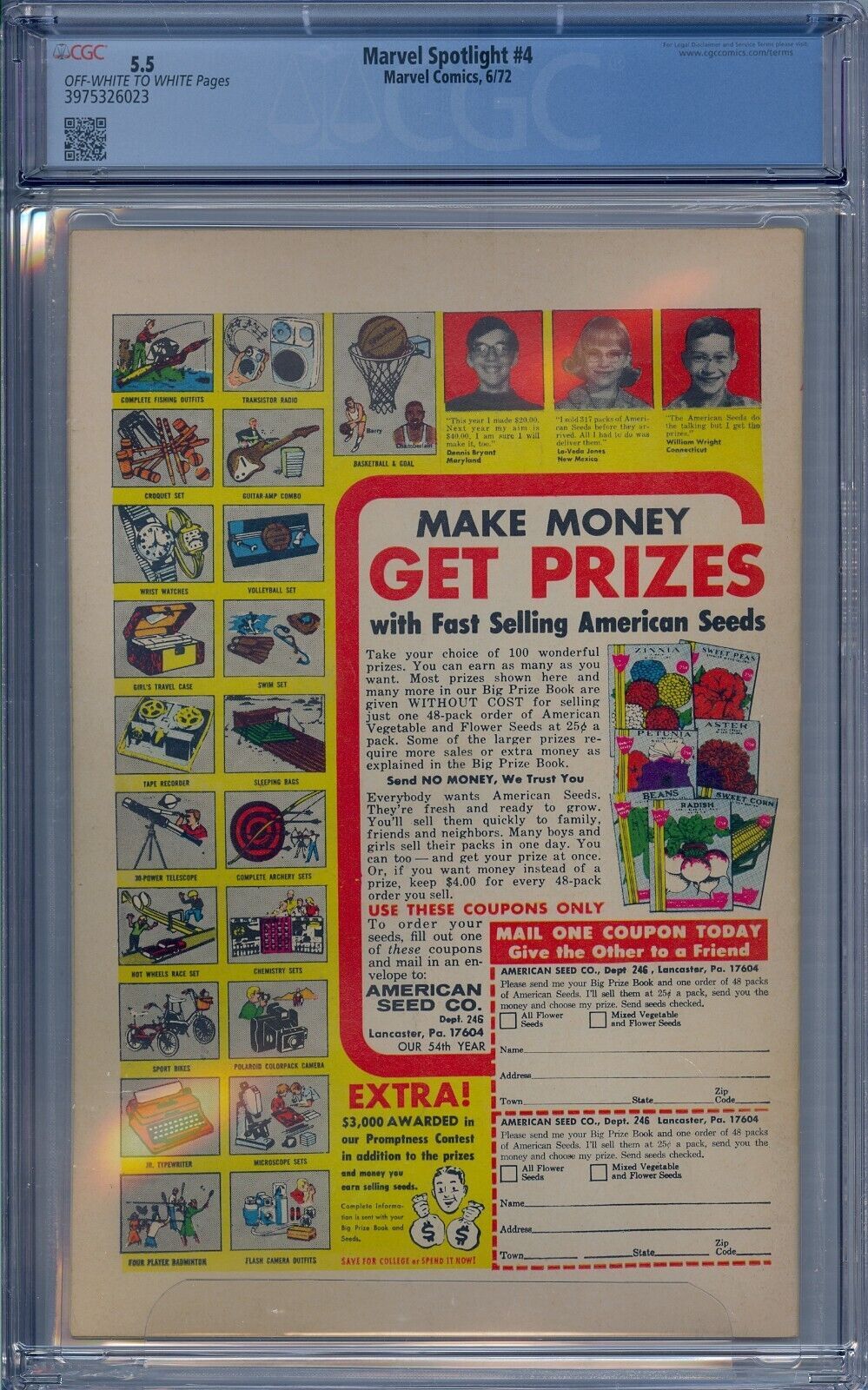 Marvel Spotlight #4 CGC 5.5 Werewolf by Night 1st Darkhold Buck Cowan ...