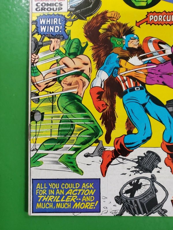 Captain America #130 Hulk Appearance Stan Lee Gene Colan 1970 Marvel FN ...