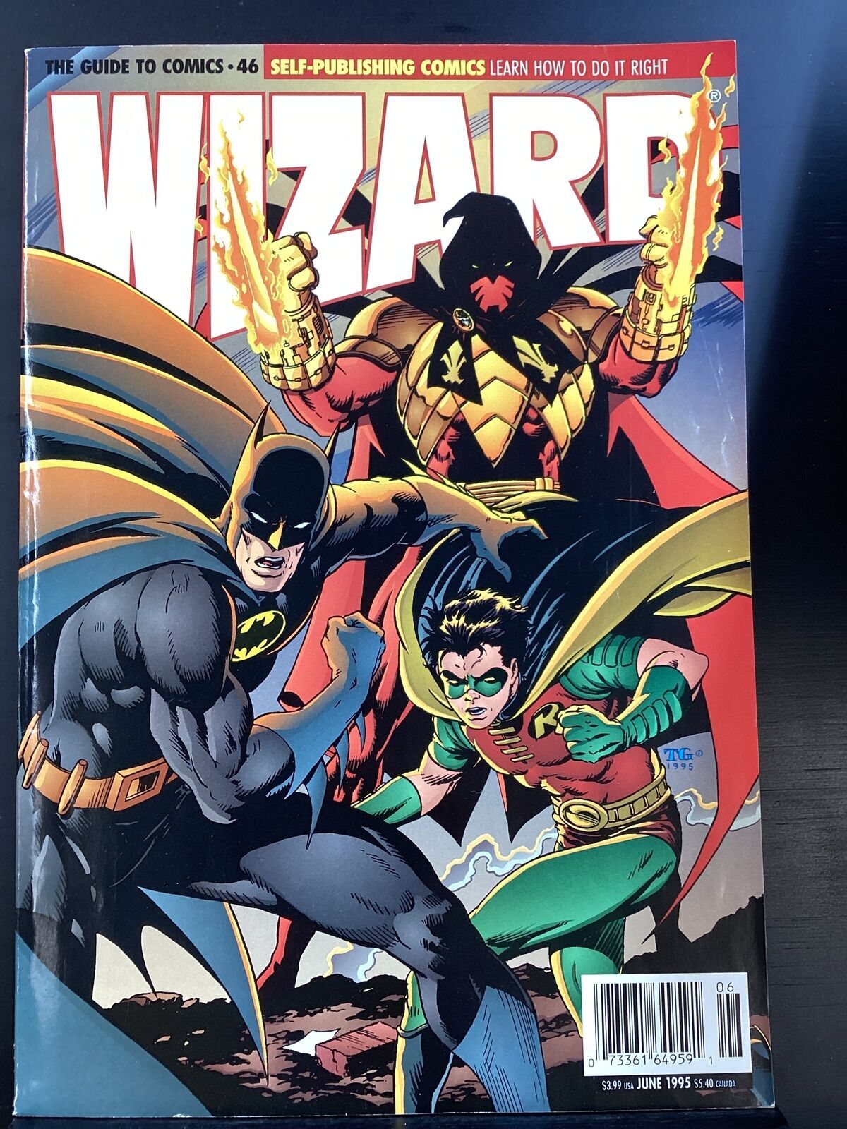 Wizard: The Guide to Comics #46 - Batman/Robin/Azrael cover | Comic ...