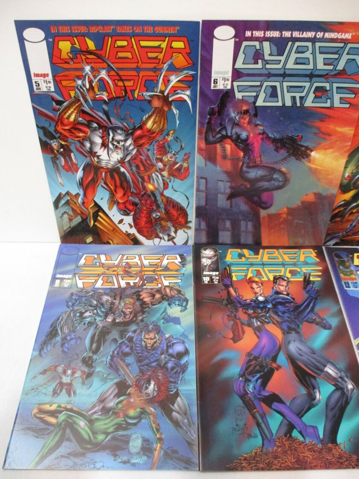 Cyberforce V1 #1-4 & V2 #1-14 Marc Silvestri - Image Comics 1992 ...