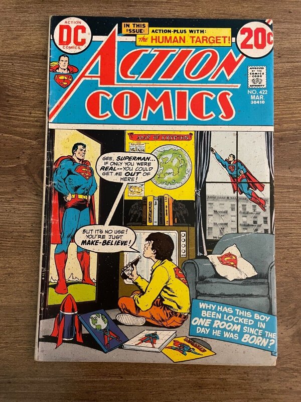 Action Comics # 422 FN- DC Comic Book Superman Batman Flash Green ...