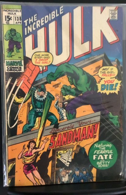 The Incredible Hulk #138 (1971) | Comic Books - Bronze Age, Marvel ...
