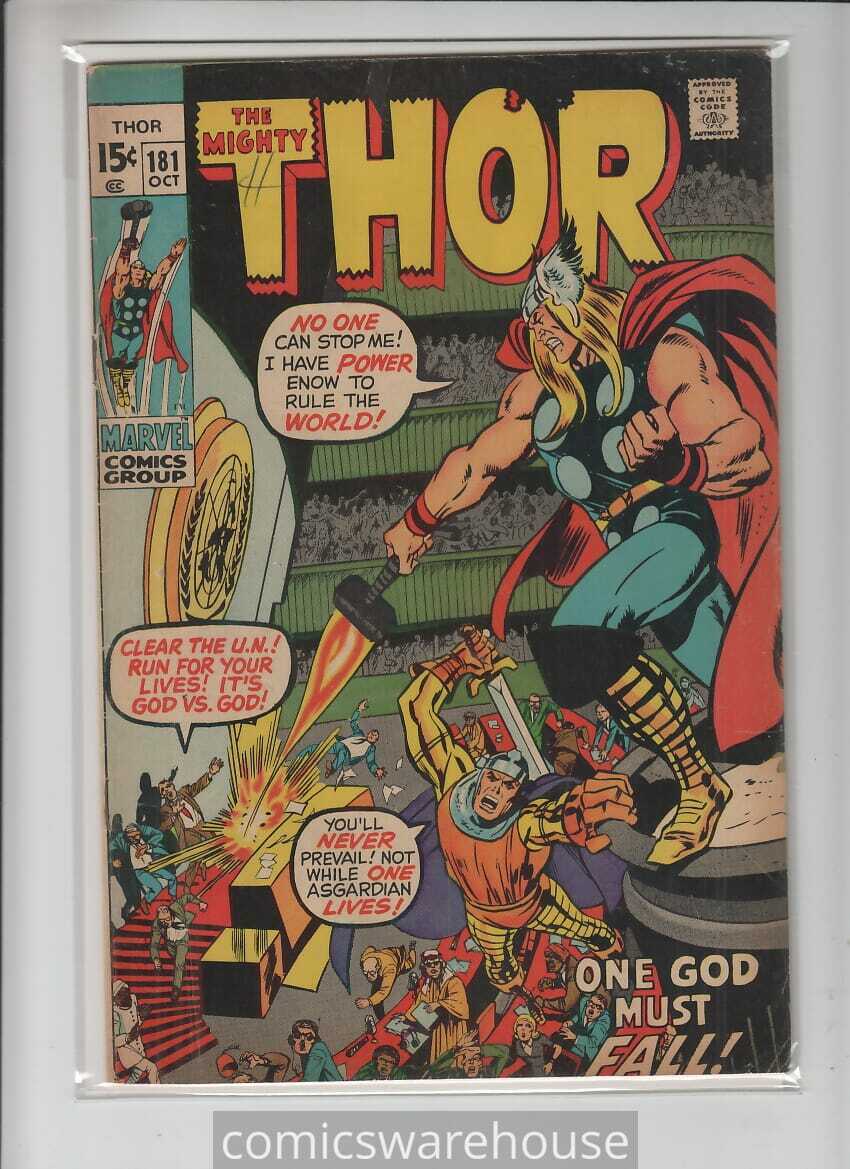 Thor (1966 Marvel) #187 VG+ A11780 | Comic Books - Modern Age, Thor ...