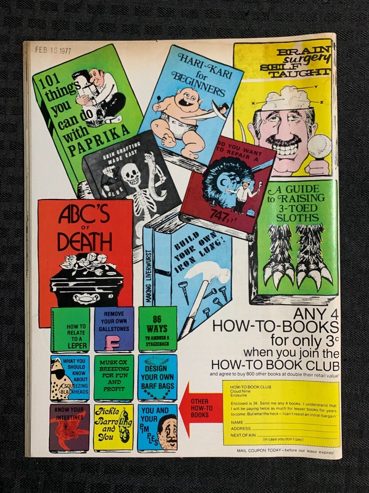 1977 CRAZY Marvel Parody Magazine #25 VG+ 4.5 Bob Larkin Jimmy Carter ...