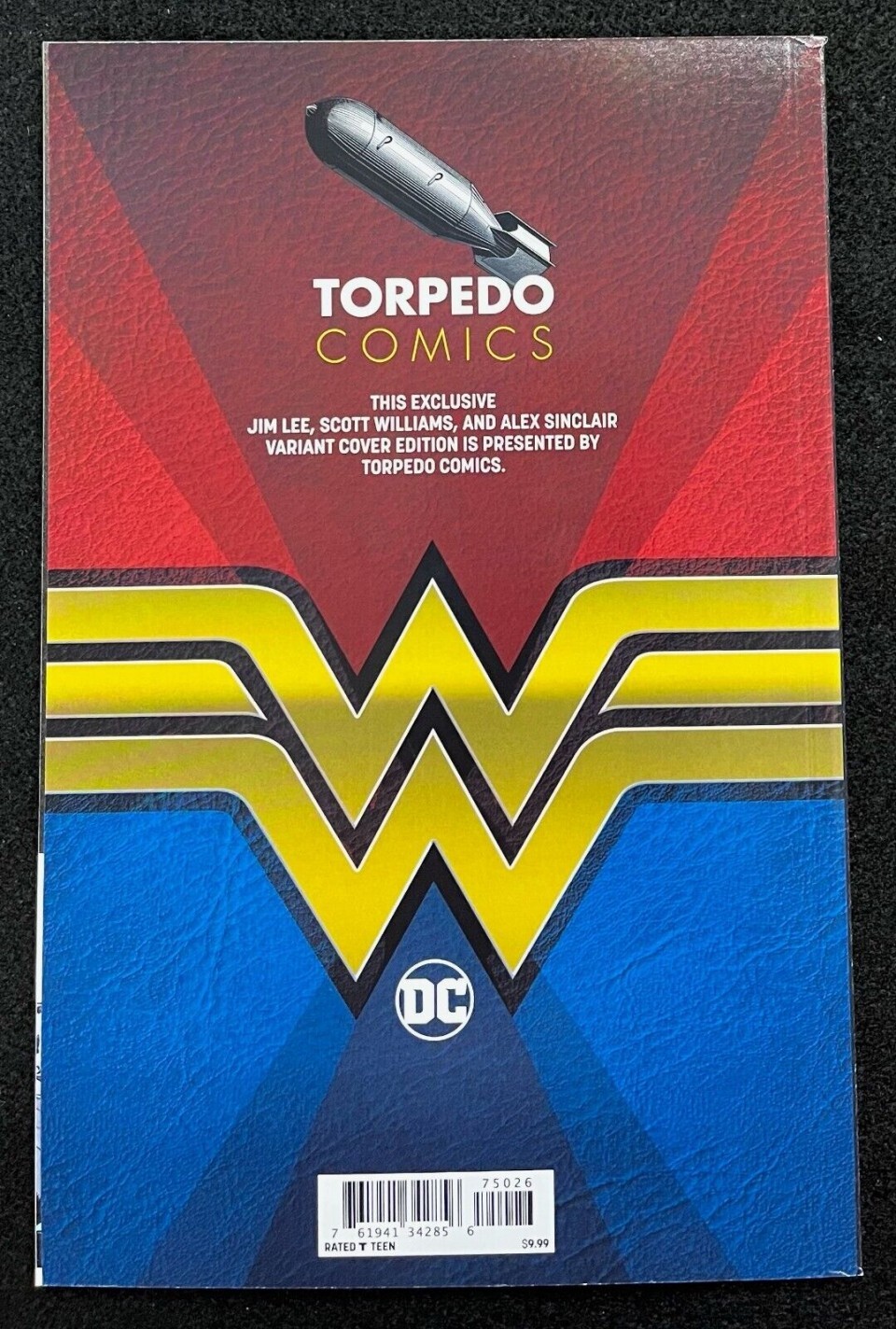 Wonder Woman (2016) #750 NM Jim Lee Torpedo Comics Exclusive Variant ...