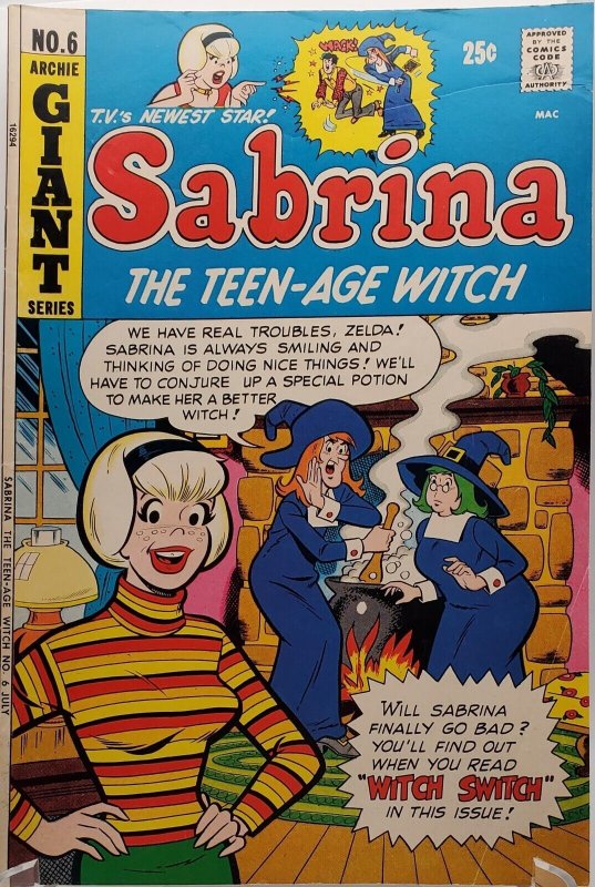Sabrina the Teen-Age Witch #6 (original series) Archie Giant Series ...