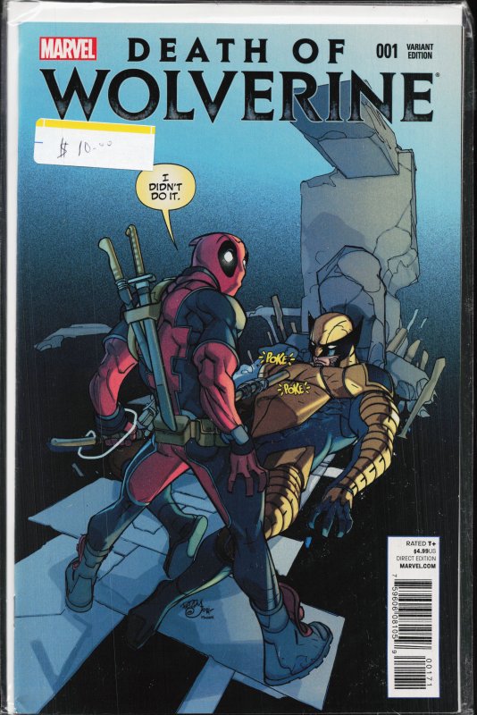 Death of Wolverine #1 Deadpool Cover (2014) Wolverine | Comic Books ...