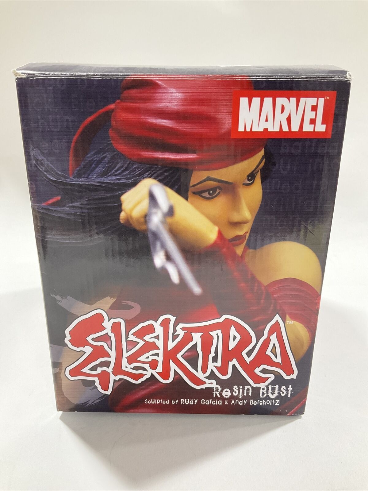 Elektra Resin Bust Rudy Garcia and Andy Bergholtz HTF 1520/5000 in Box Marvel | Comic ...