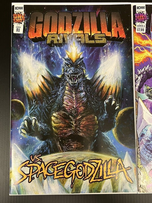 Godzilla Rivals VS. Spacegodzilla (2023) CVR a + C 1:10 Eggleton IDW ...