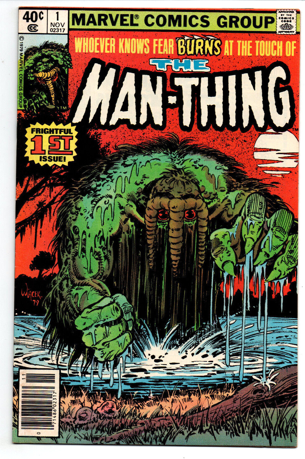 The Man-Thing vol.2 #1 newsstand - 1979 - VF | Comic Books - Bronze Age ...