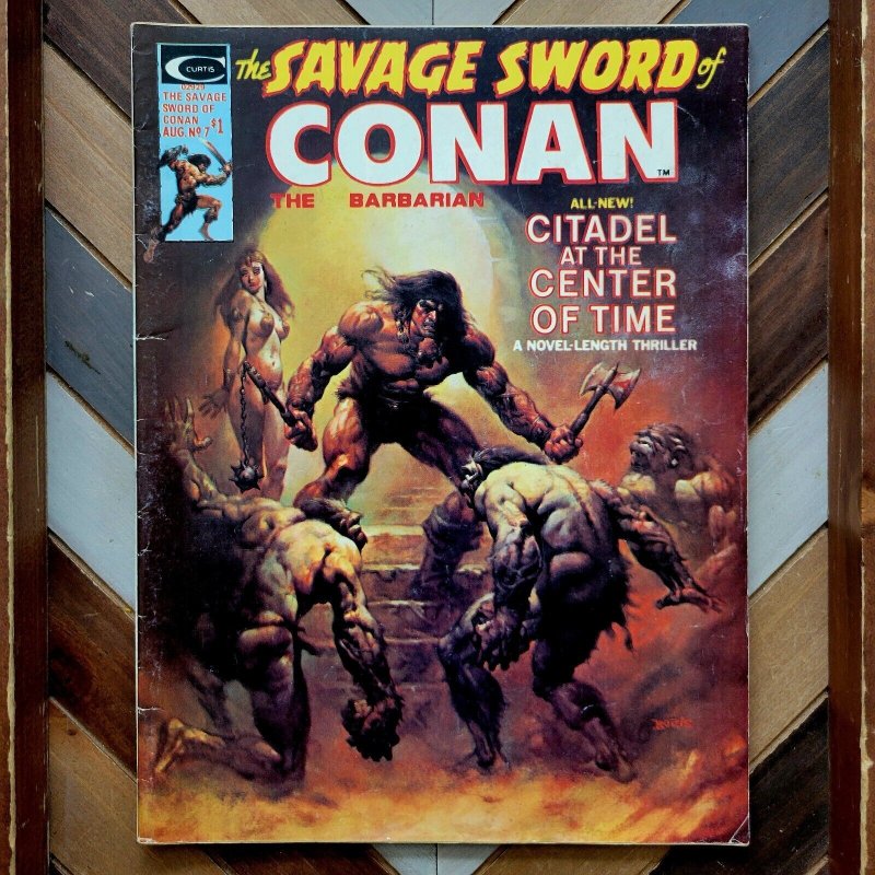 SAVAGE SWORD OF CONAN #7 FN (Marvel 1975) Roy Thomas | Buscema ...