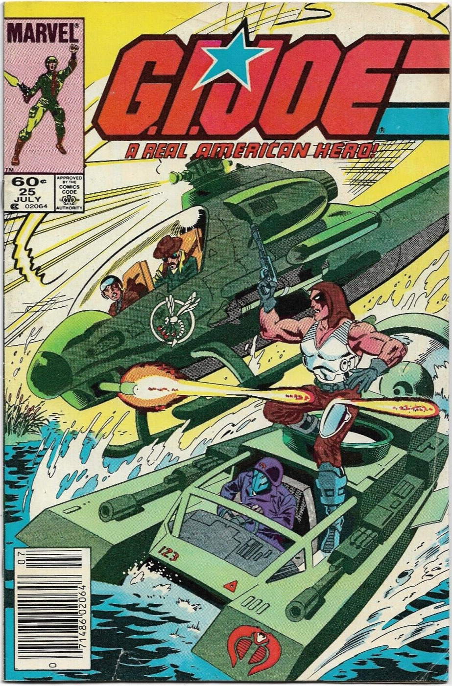 GI Joe#25 VF 1984 Newstand Edition Marvel Comics | Comic Books - Copper ...