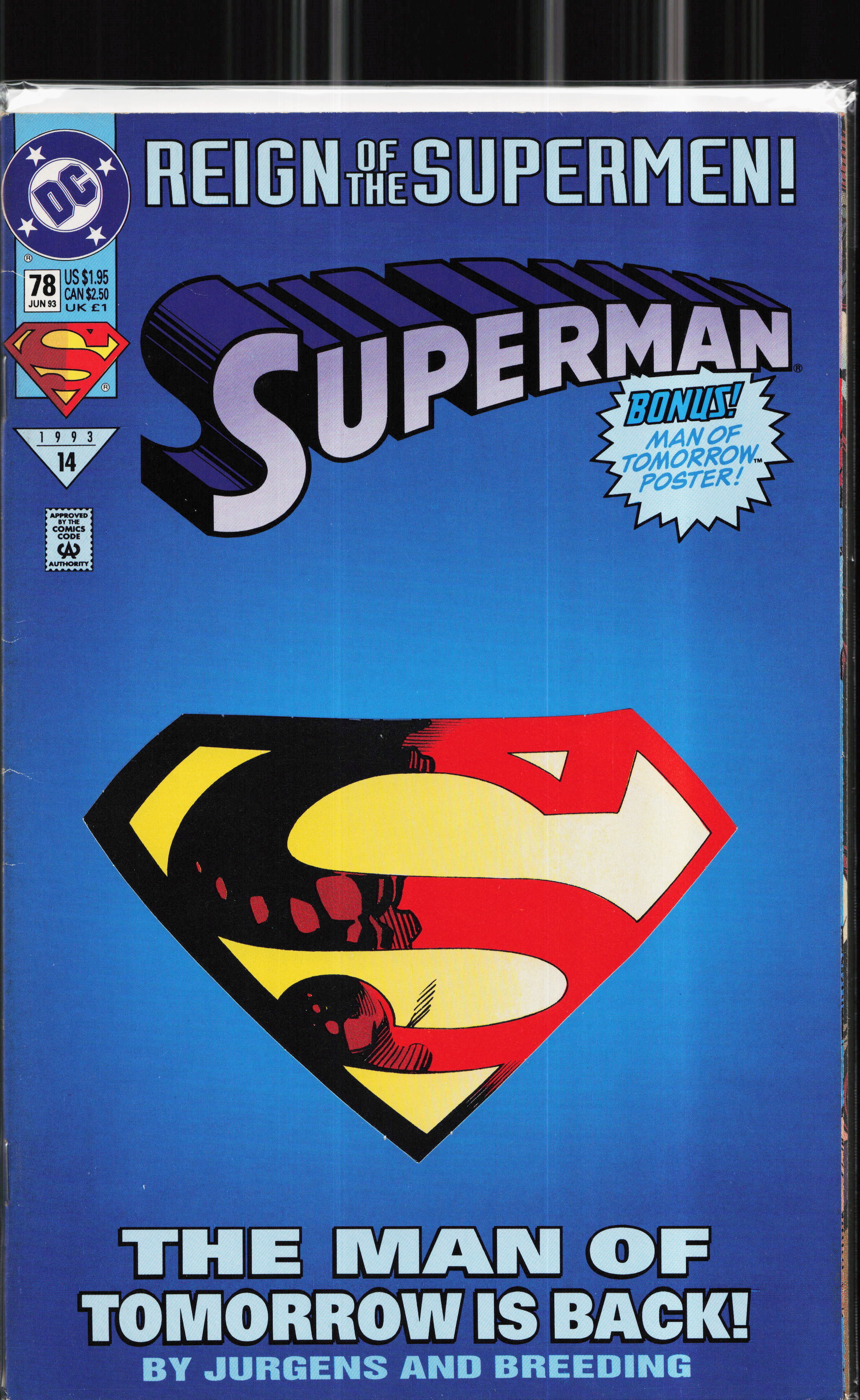 Superman #78 (1993) Superman | Comic Books - Modern Age, DC Comics ...