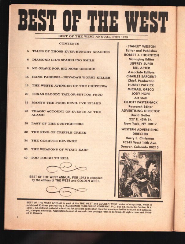 Big West #1 8/1967-First issue-Charles Sultan cover art-Custer-The Man ...