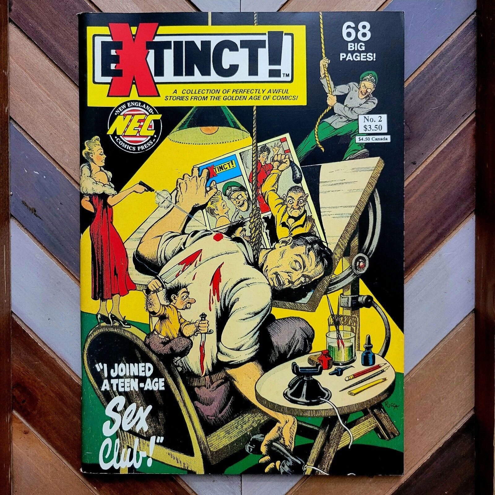 Extinct! #2 VF/NM (NEC 1991) HI-GRADE Esoteric Cover "Awful" Golden Age ...
